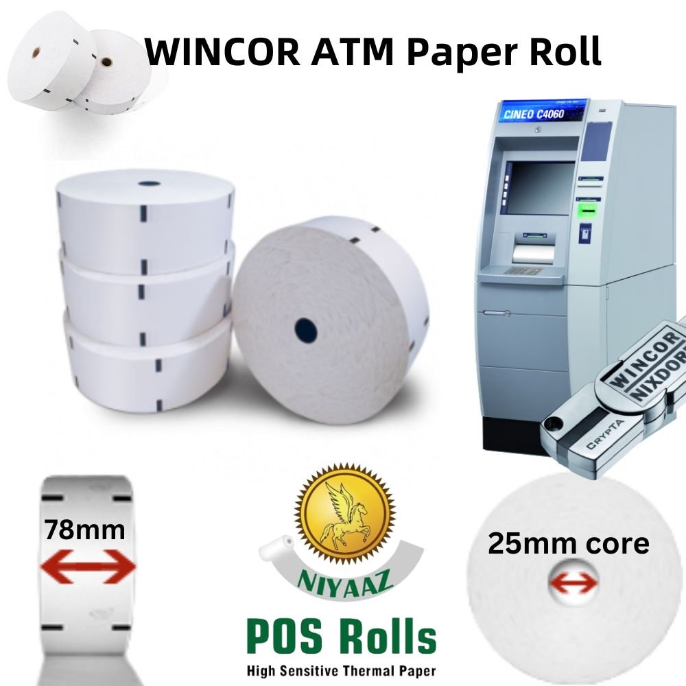 ATM Cash Receipt Paper Roll